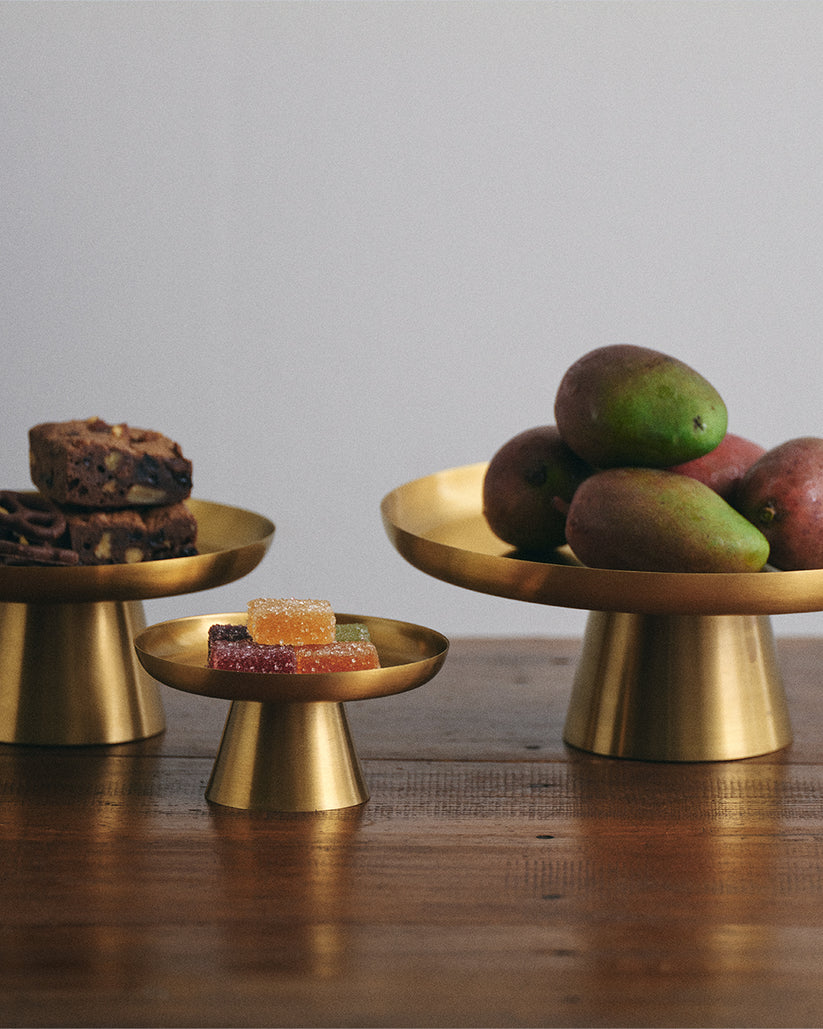 Brass Cake Stand (S) – Fog Linen Work Australia/NZ