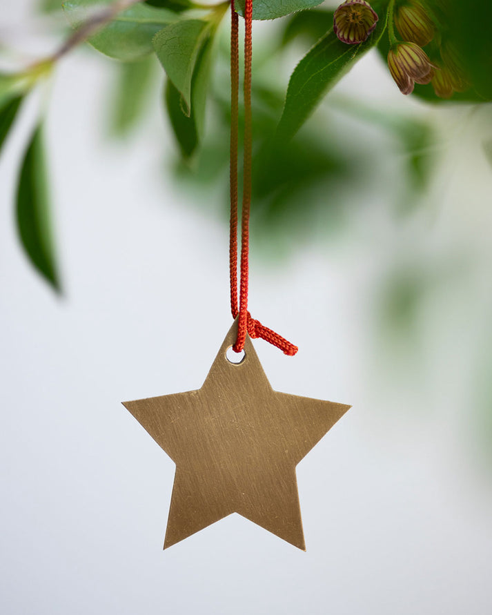 Brass Star Ornament – Fog Linen Work Australia/NZ