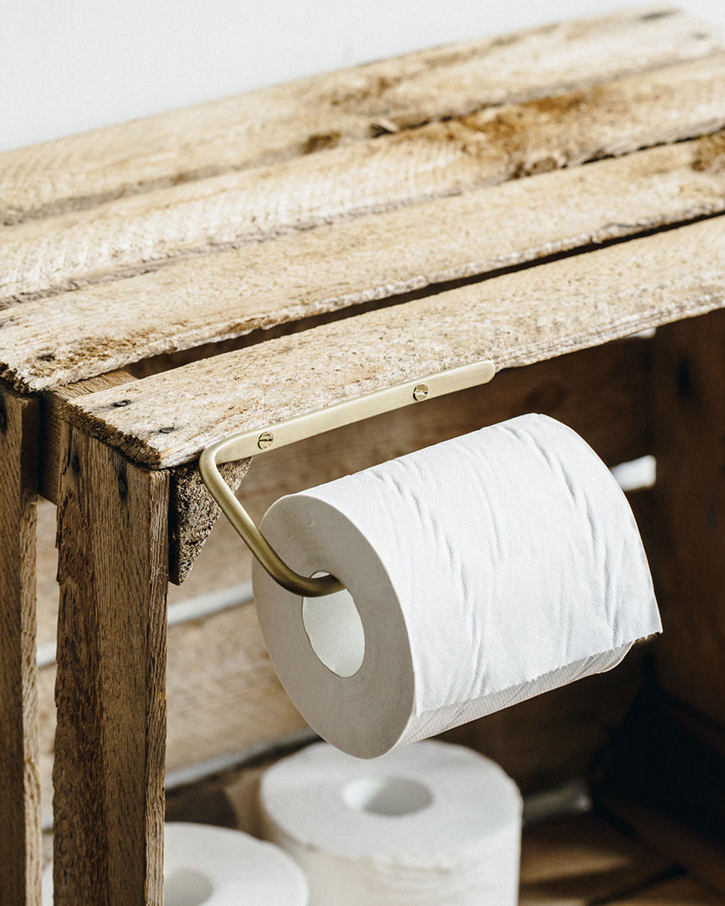 Brass Toilet Paper Holder – Fog Linen Work Australia